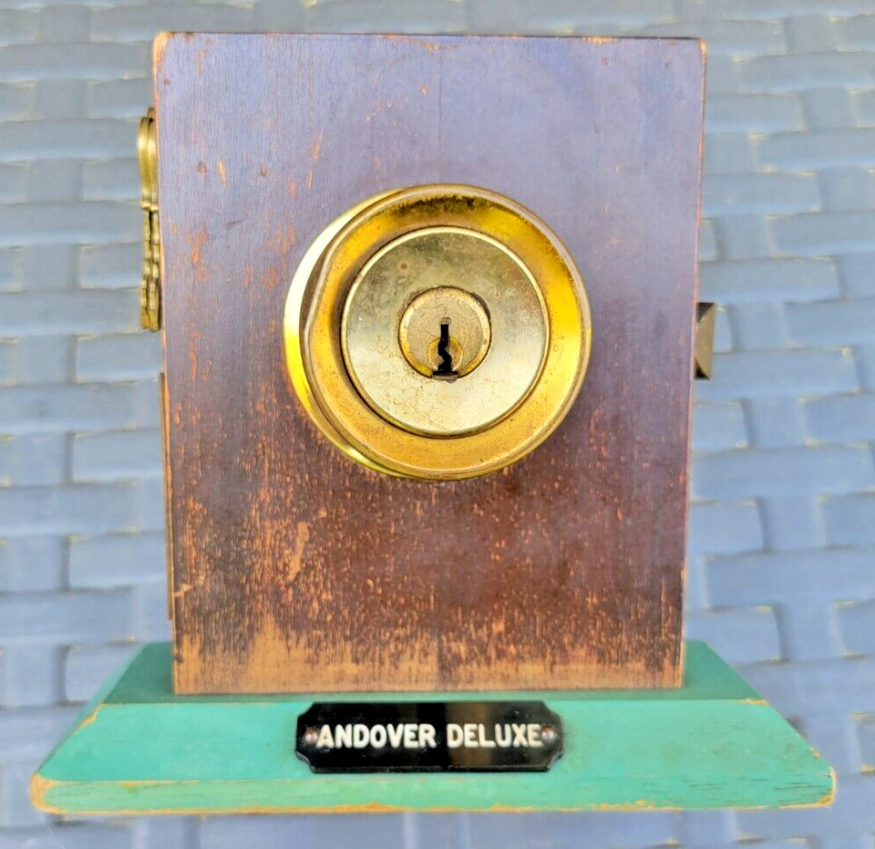 Vintage Door Knob Lock Store Display/Advertising W/2 Keys: HARLOC ...