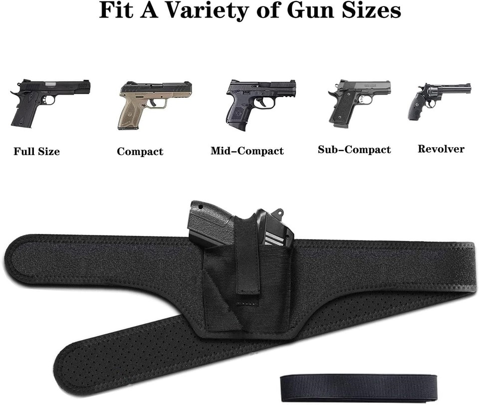 Shoulder Holster for Concealed Carry, Universal Underarm Gun 45, Black ...