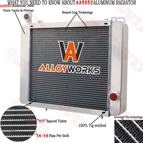3 Row Aluminum Radiator For 1972-1977 Triumph Stag MK2 3.0L V8 MT ...