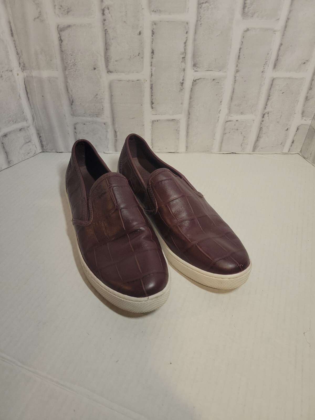 Coach Womens Parkside Loafers Shoes Brown Leather Sli… - Gem