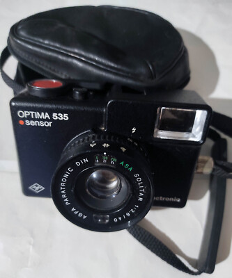 Vintage AGFA Optima Sensor 535 camera 35mm Compact + original case | eBay