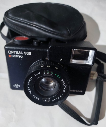 Vintage AGFA Optima Sensor 535 camera 35mm Compact + original case | eBay