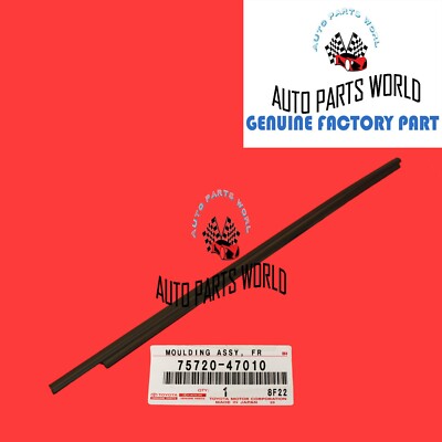 GENUINE OEM TOYOTA 04-09 PRIUS LEFT DRIVER FRONT DOOR BELT MOULDING ...