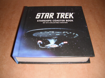 Star Trek Starships Coaster Book Set of 6 Collectible Coasters by Chip ...