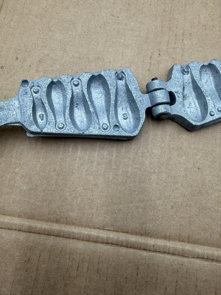 C Palmer Hot Pot Sinker Weight Lead Molds with Lead Ingot 101 151 201 ...