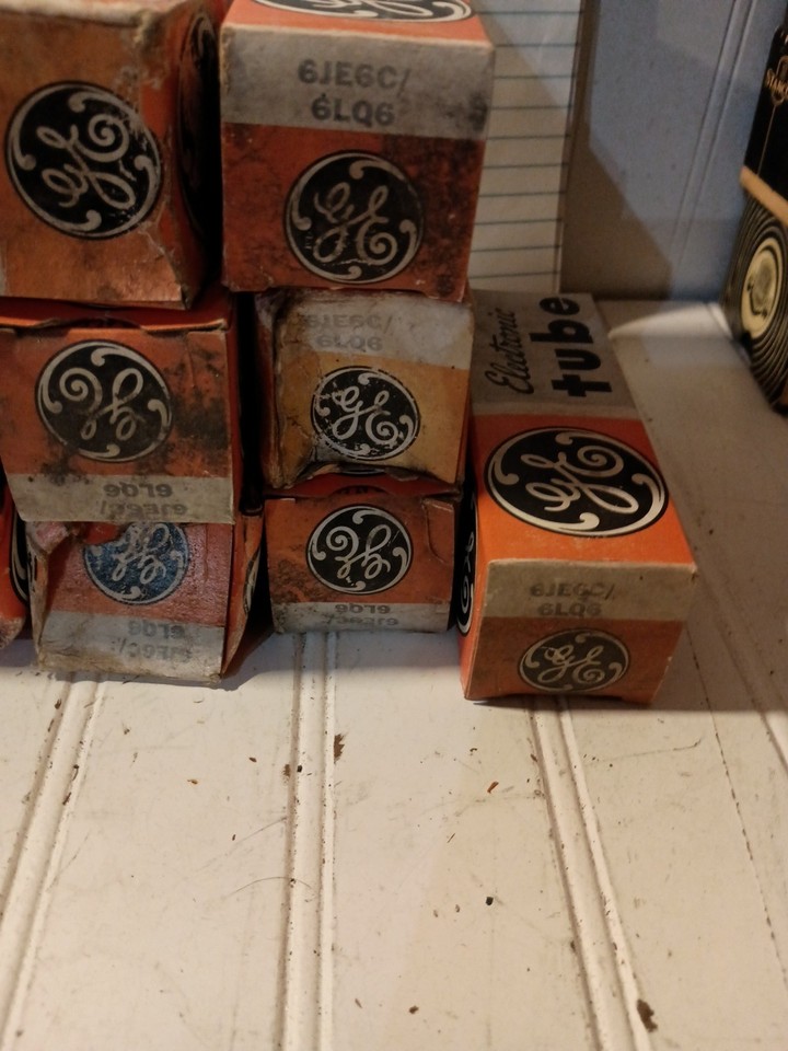 Vintage 6JE6C/ 6LQ6 GE Tubes NOS 10pcs Box 60 | eBay