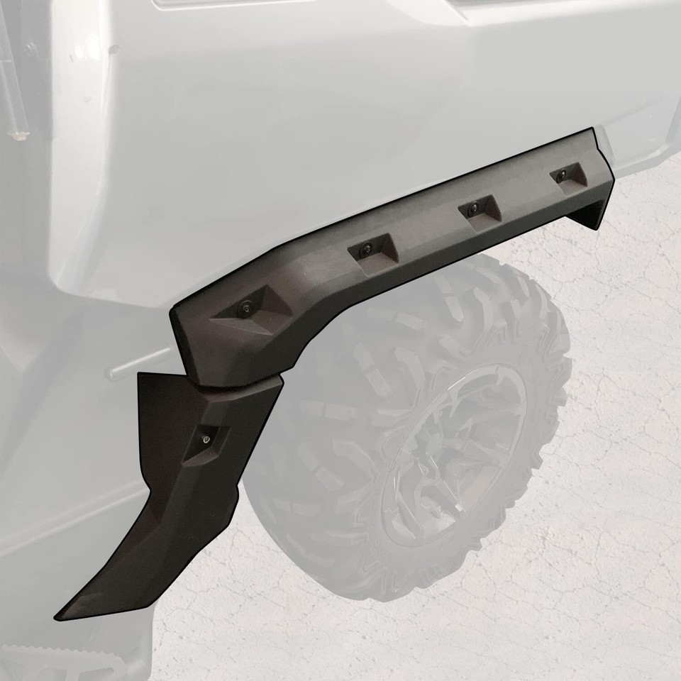 Front & Rear Fender Flares Mud Guards for 2016-2024 Can-Am Defender ...
