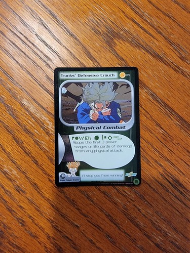 Dragon Ball Z CCG Trunks Defensive Crouch P1 Reforged | eBay