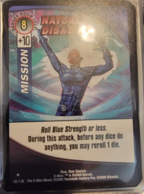 Natural Disaster # 33/131 X-Men Trading Game Cards Rares TCG WOTC 2000 ...