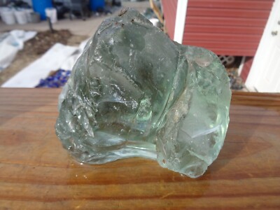 Glass Rock Slag Pretty Clear Ice Blue 2.10 lbs KK53 Rocks Landscaping ...