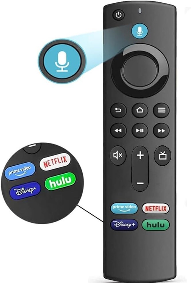 Lightweight Voice Remote for Amazon Fire Stick 3rd Gen - Upgrade ...