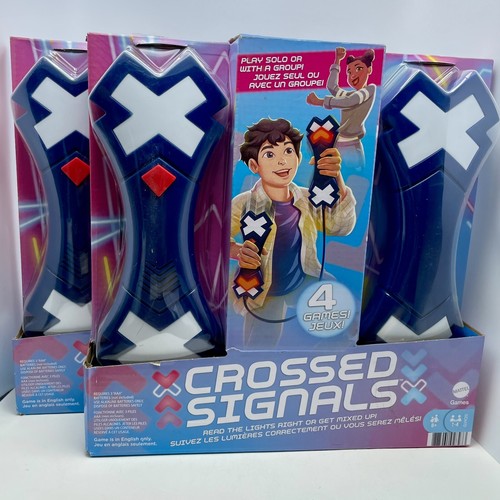 Lot 2 Mattel Crossed Signals Electronic Handheld Coordination Dueling ...