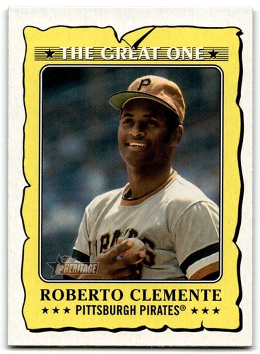 2021 Topps Heritage The Great One Roberto Clemente Pittsburgh Pirates # ...