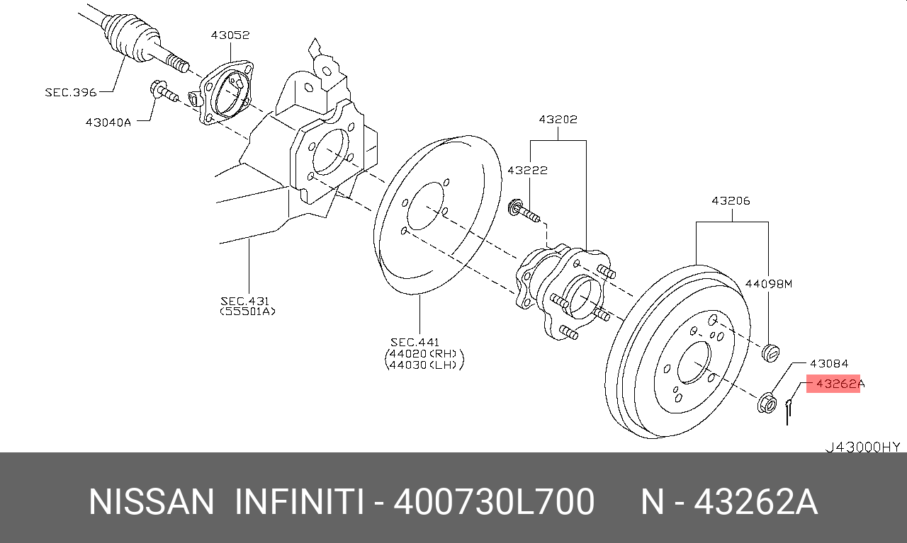 Genuine OE Pin Cotter 400730L700 , 40073-0L700 | eBay.de