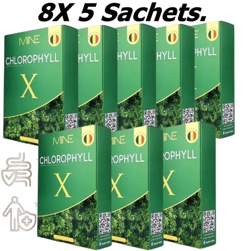 8X Mine Chlorophyll X Detox Drink Powder Balance Body Shape Healthy ...