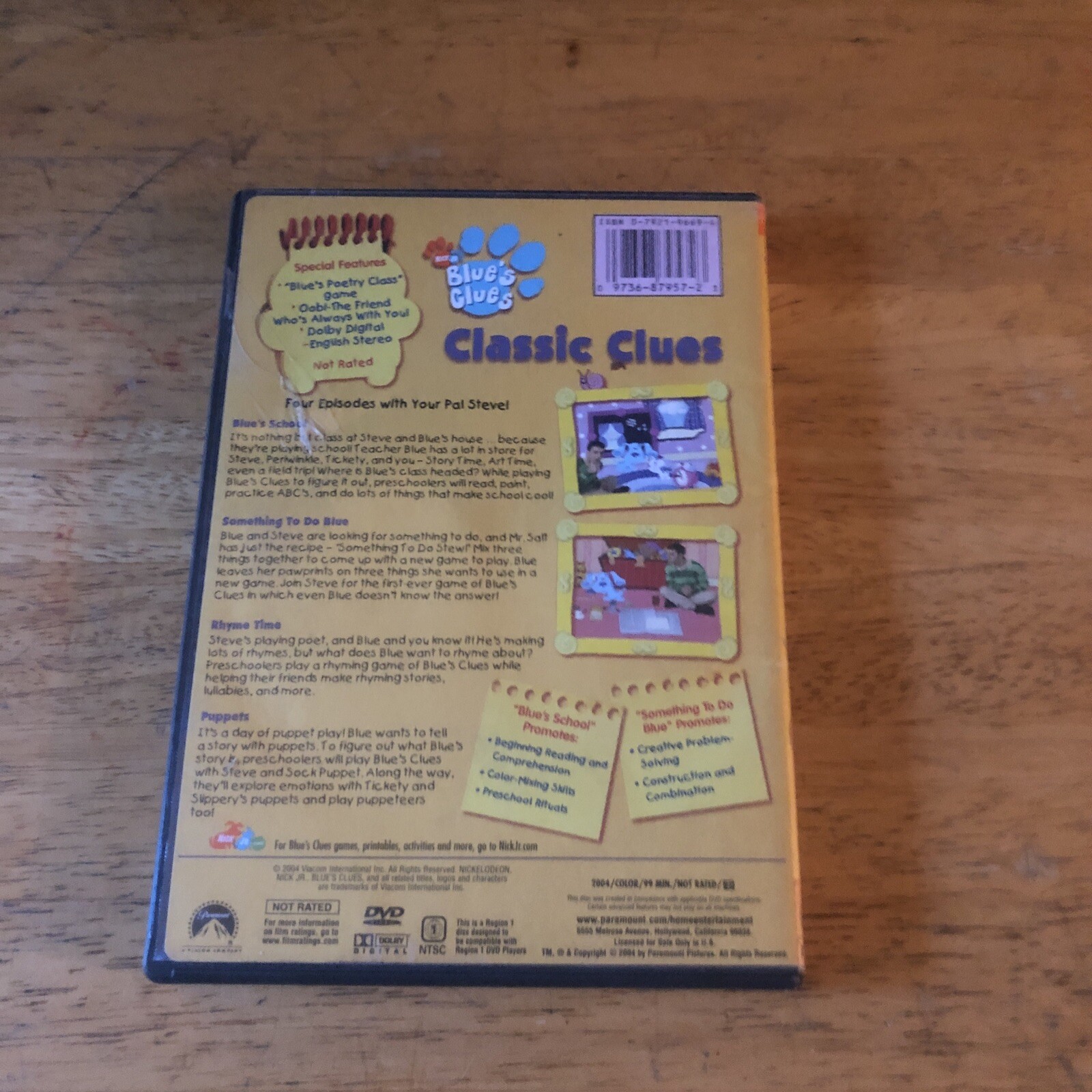Blue's Clues - Classic Clues (DVD) 97368795723 | eBay