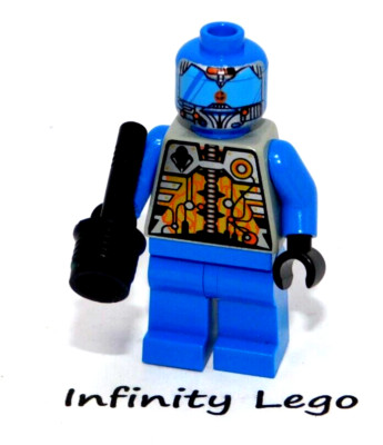 LEGO UFO Droid Blue Minifigure with Syber Bluster Space (6800 | eBay ...