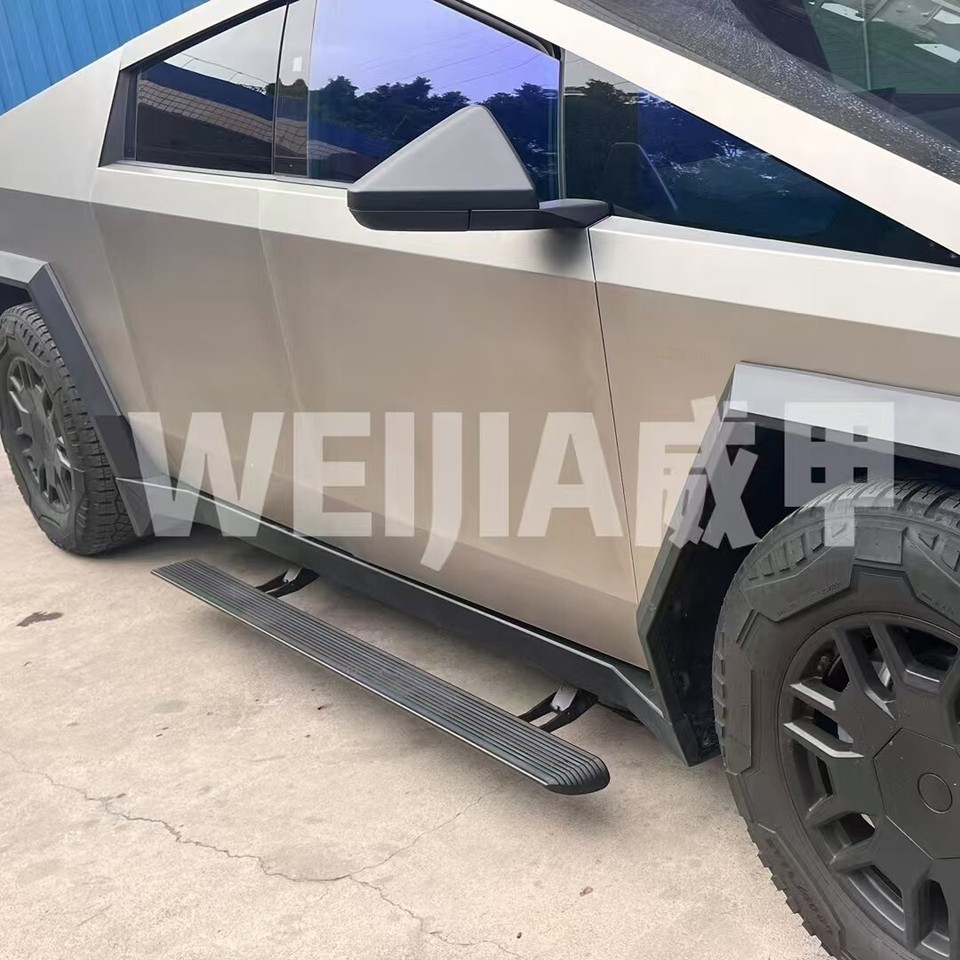 2PCS Power Side Step Running Board Fit Tesla Cybertruck 2024 2025 ...
