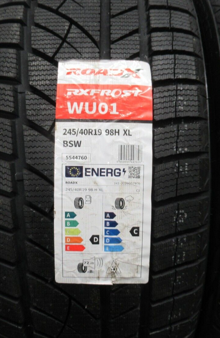 X2 245/40R19 245 40 19 98H XL M+S ROADX RXFROST ️WINTER MID-RANGE NEW ...
