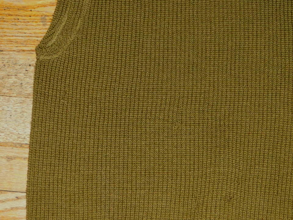 Vintage 40s WW2 Wool Knit Sweater Vest Mens US Military Army Sz38 | eBay