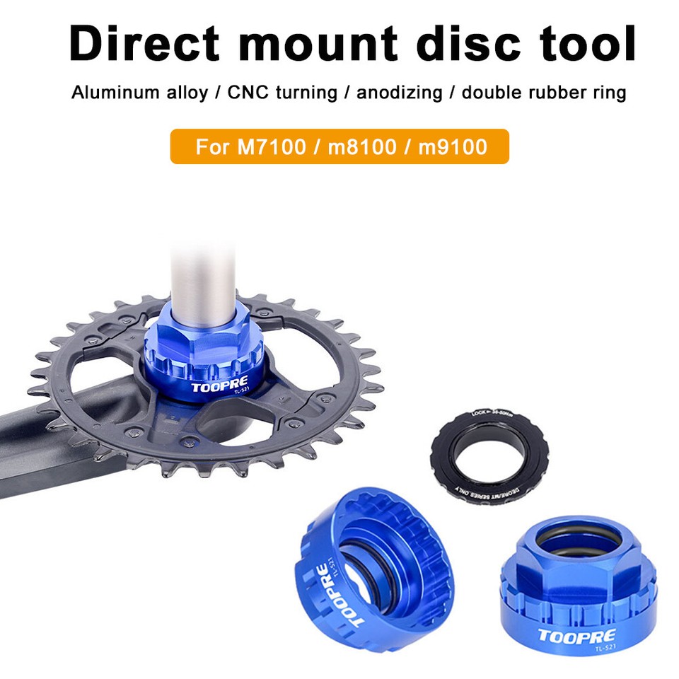 Bike Direct Mount Chainring Lock Ring Tool for Shimano M7100 M8100 ...
