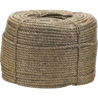 Manila Rope 3 Strand 18mm x 250m Coil Quality 2120kg breaking strain ...