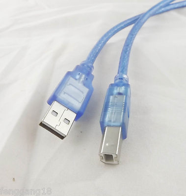 USB 2.0 A Male Printer Scanner Plug to USB B Male Data Transfer Cable ...