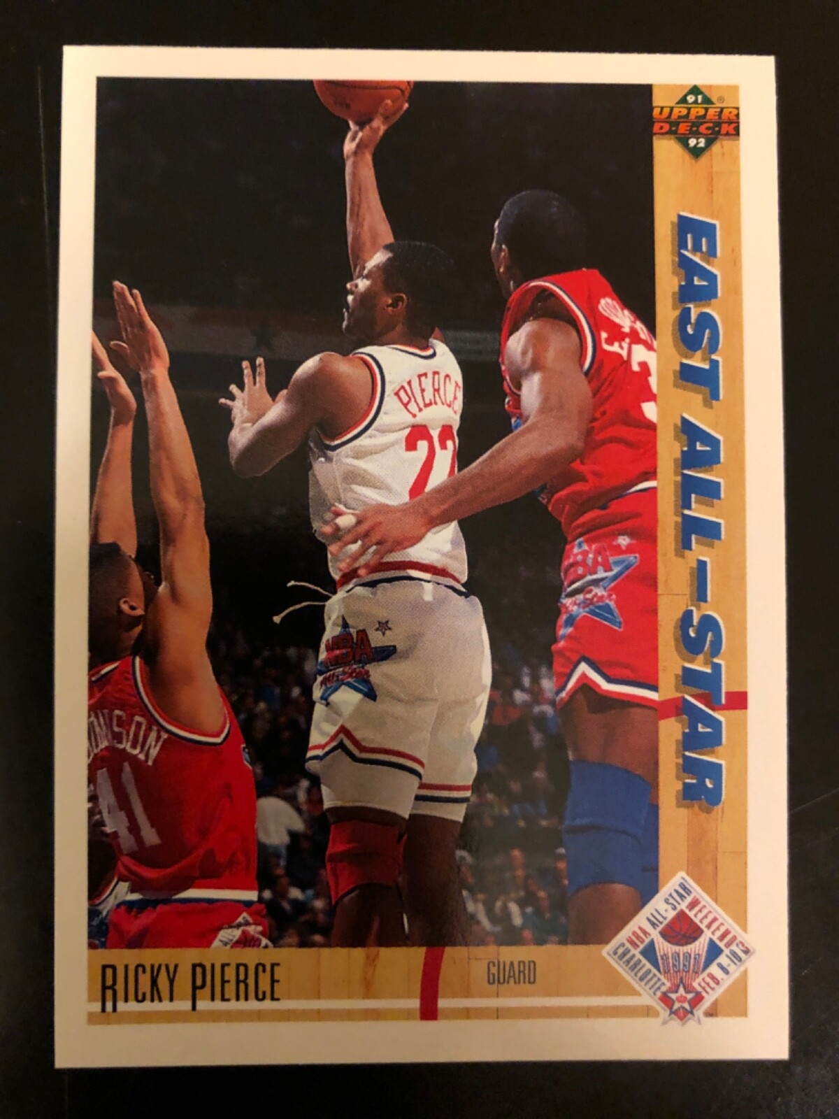 1991-92 Upper Deck #67 East All-Star Ricky Pierce Basketball Card | eBay