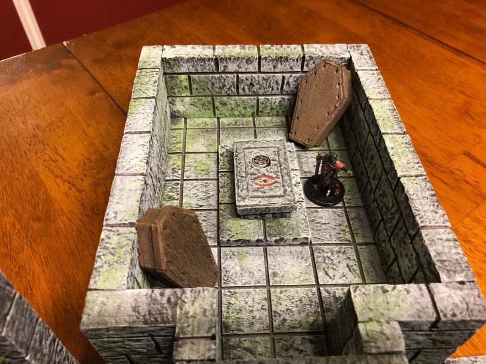 Graveyard Crypt 28mm Terrain Tabletop Wargame Dungeons & Dragons ...