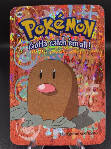 Diglett #050 2000 Pokémon Vending Prism Holo Sticker Card | eBay