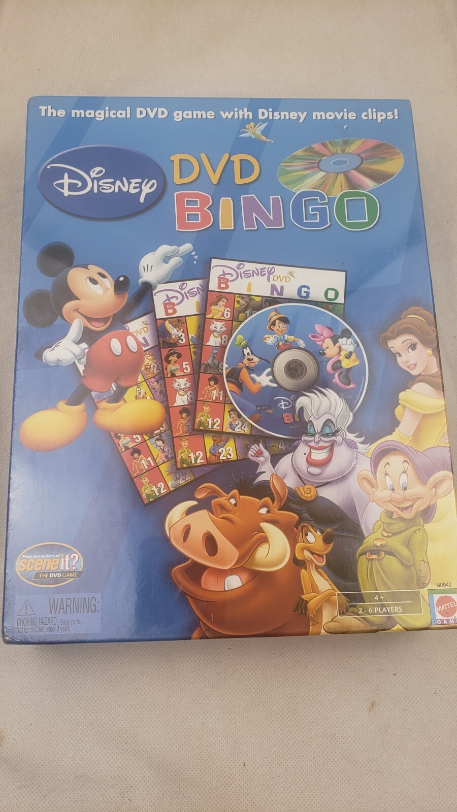 Mattel N0942 Disney DVD Bingo Game for sale online | eBay