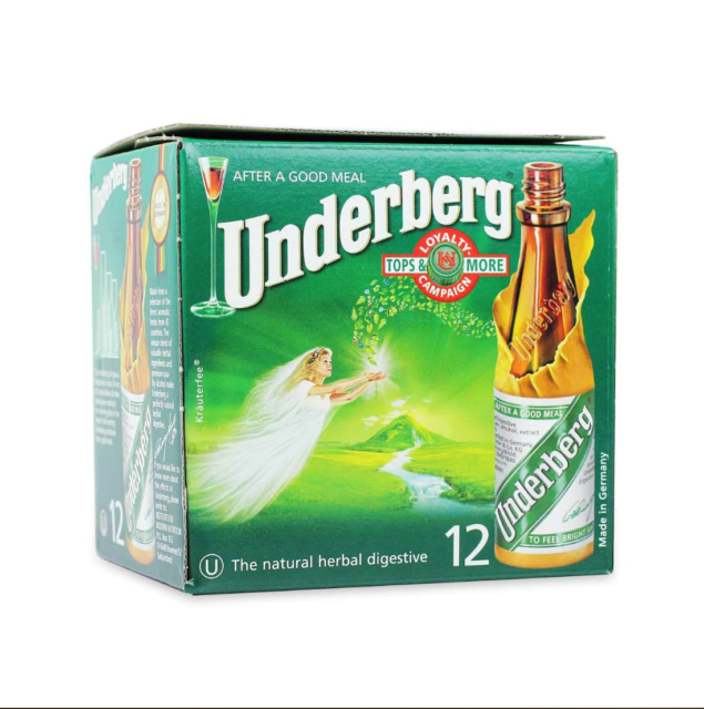 Underberg Natural Herbal Digestive Bitters - 12 Bottles for sale online ...