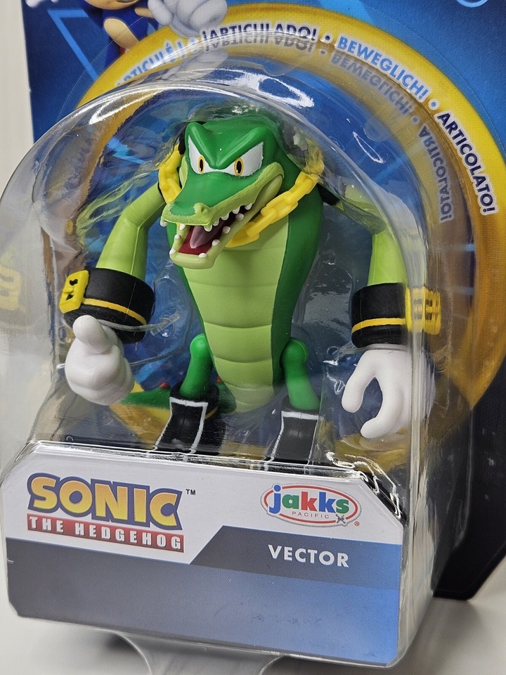 Sonic The Hedgehog Vector 2.5" Classic Action Figure Jakks Pacific ...