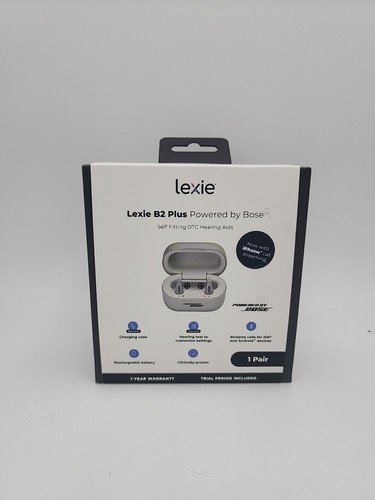 Lexie B2 Plus Rechargeable Hearing Aids Powered By Bose With Care Kit ...