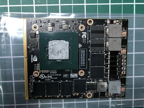 HP Zbook 17 G4 Nvidia Quadro P3000 6GB Video Graphics Card 917110-001 ...