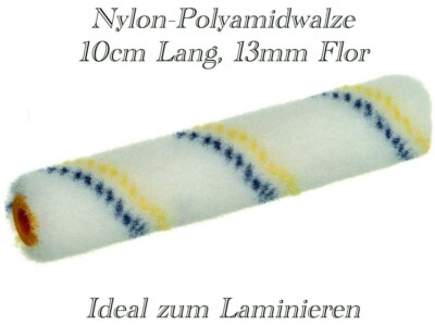 Profi Nylon Walze 10cm. Epoxid Harz Boot Primer Farbe Rollen ...