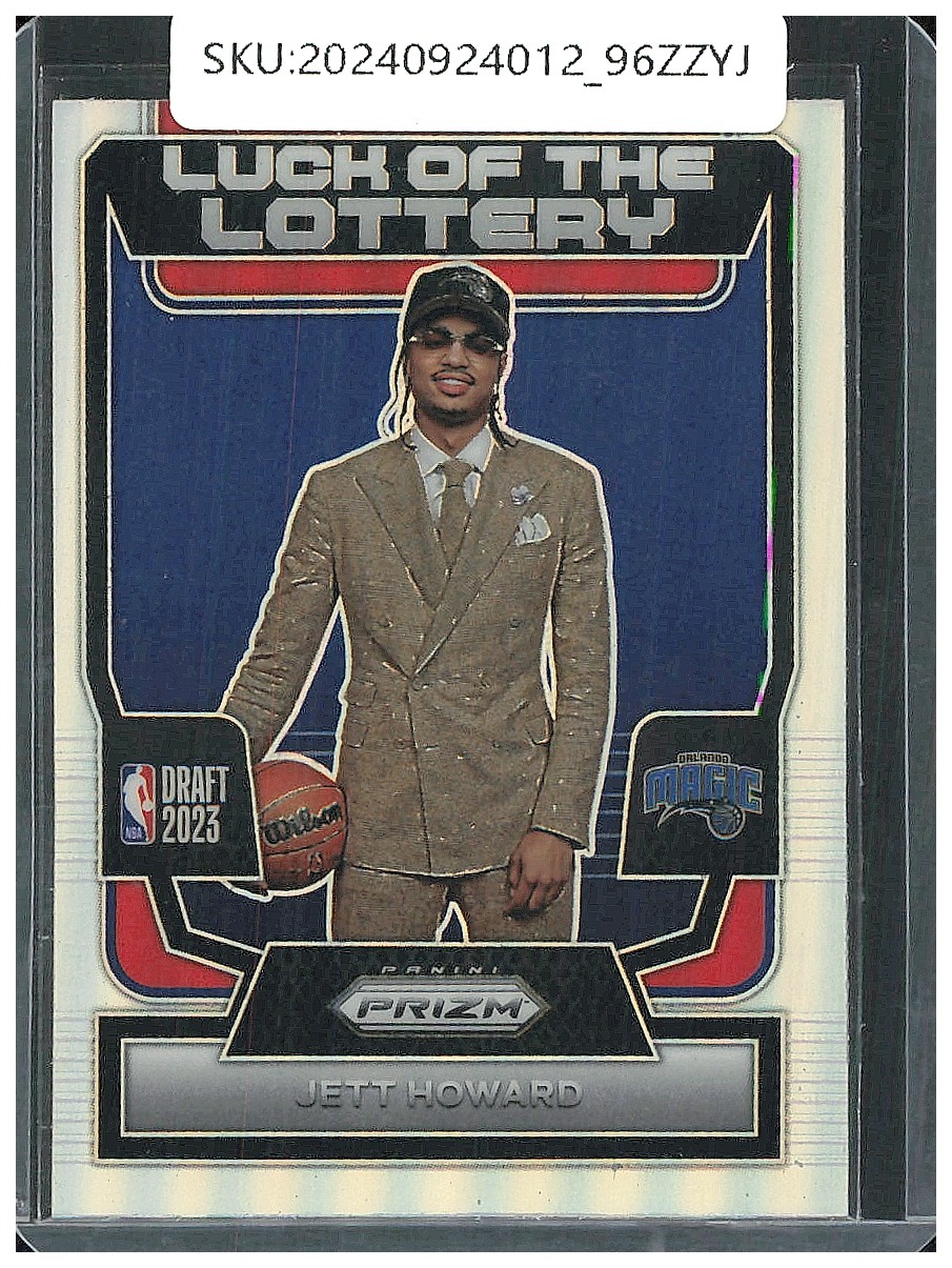 2023 Panini Prizm Jett Howard Luck of the Lottery #5 | eBay