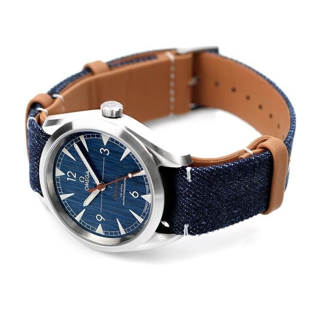 OMEGA Seamaster Railmaster 220.12.40.20.03.001 Automatic Blue Men's ...