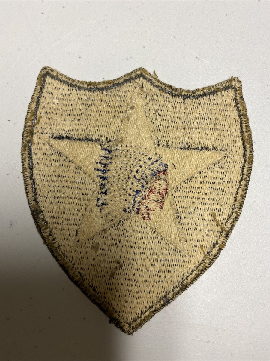Us Army 2nd Infantry Brigade Wwii Patch Color Original WWI U.S. Marine
