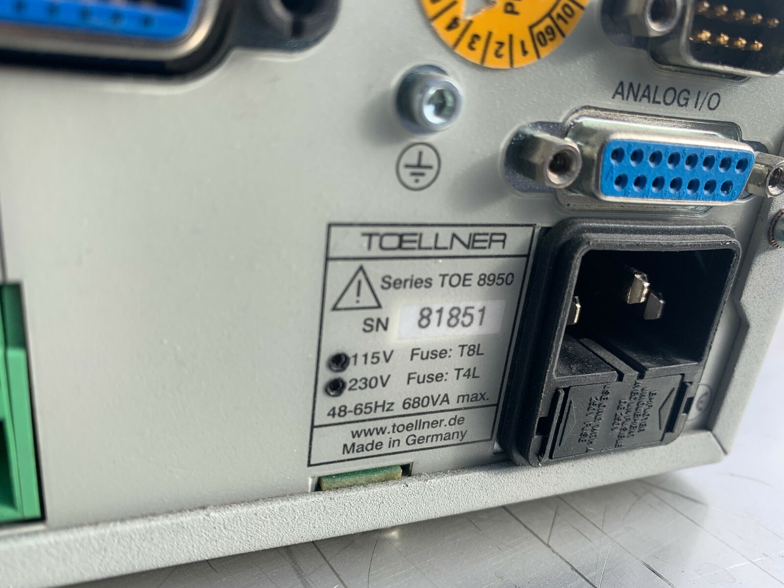 Toellner Toe 8951 DC Power Supply 400 Watt T161859 for sale online | eBay