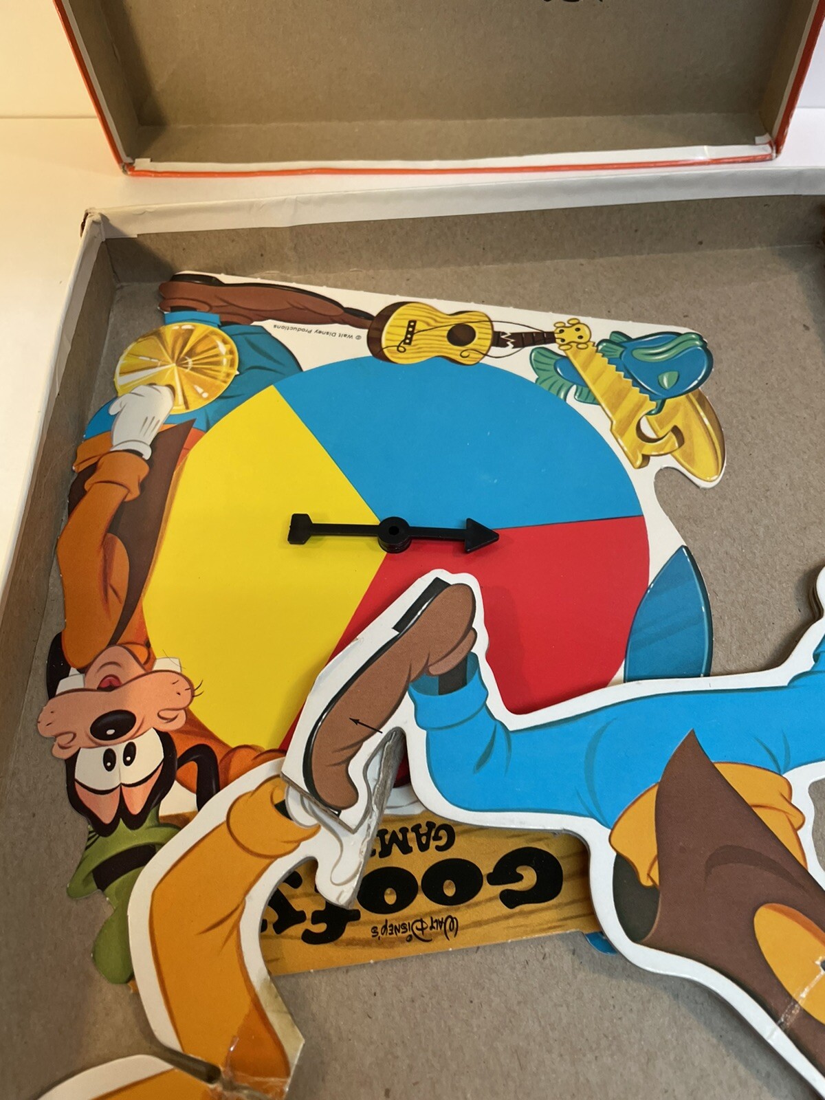 Vintage Walt Disney Goofy game tricky tippy balance game A4 | eBay