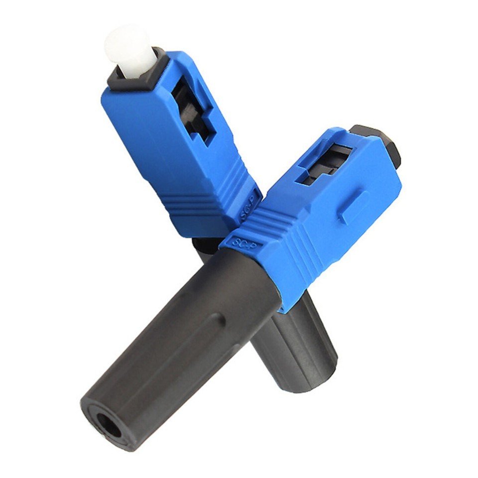 50Pcs SC Optic Fiber Quick Connector UPC Fast Connector Single Mode ...