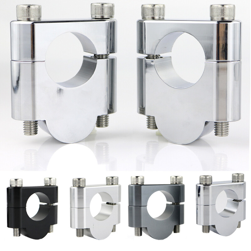 Handlebar Riser Handle Bar Mount Clamps Fit For Yamaha TW200 DT 125 TT ...