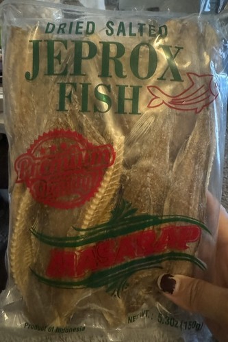 Salted Jeprox Dried Fish 150 grams or 5.3 oz . Listed price per pack | eBay