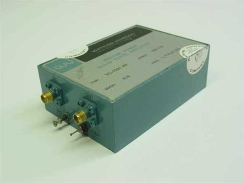 Watkins-Johnson Medium Power Solid State Amplifier WJ-5201-49 | eBay