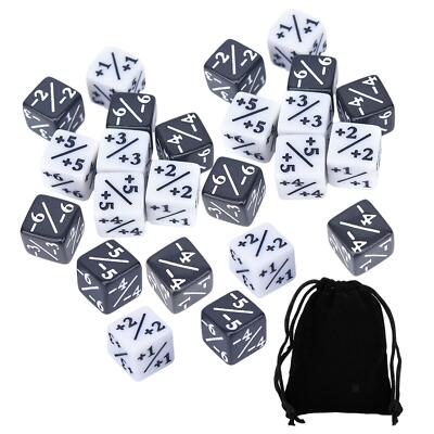 24Pcs Counter Token Dice Acrylic for Math Game Supplies Children Toys ...