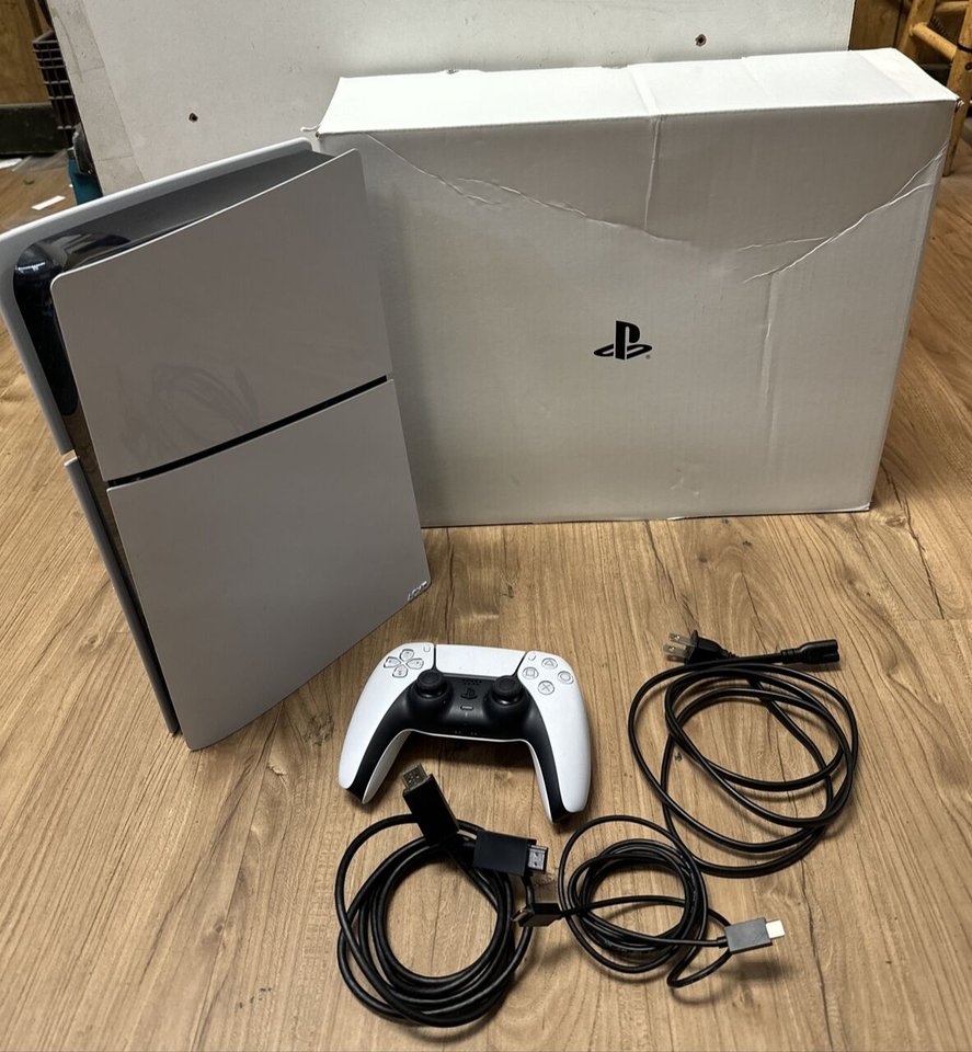 Sony PS5 Slim Digital Edition 1TB Video Game Console - White ...