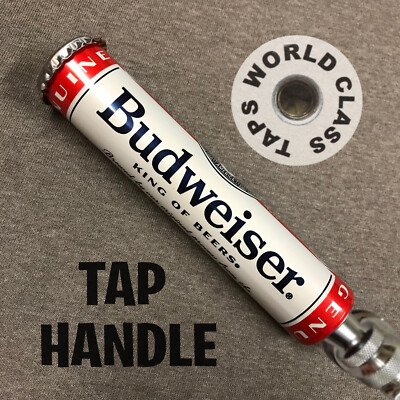 nice BUD STICK Budweiser SHORT 5in BEER TAP HANDLE marker TAPPER keg ...