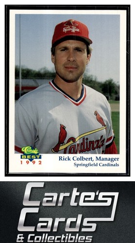 1992 Classic Best Springfield Cardinals - Rick Colbert #27 (RC) for ...