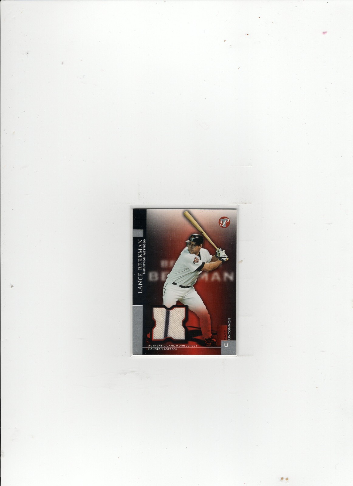 2005 Lance Berkman Topps Pristine Jersey Card Free Shipping (B-1281) | eBay